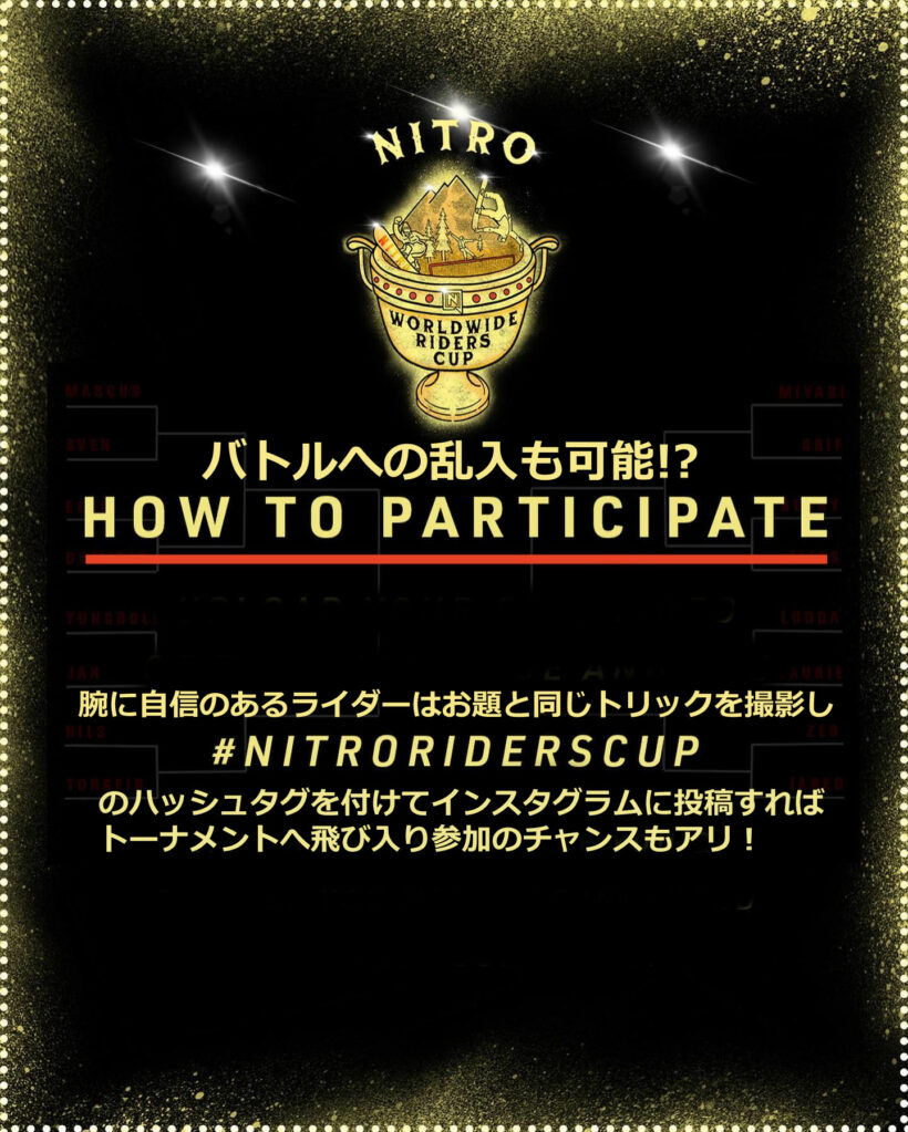 NITRO WORLDWIDE RIDERS CUP